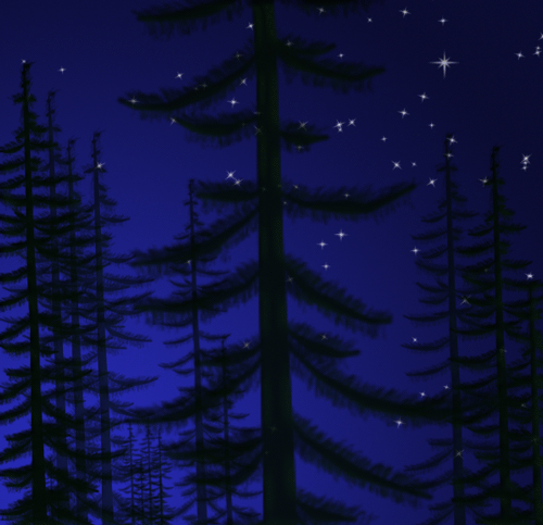 Starry night (in Animated GIFs)