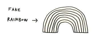 Fake Rainbow (in Clipart)