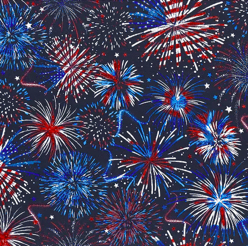 Patriotic Fireworks (in Backgrounds)