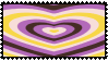 nonbinary heart stamp (in Stickers)